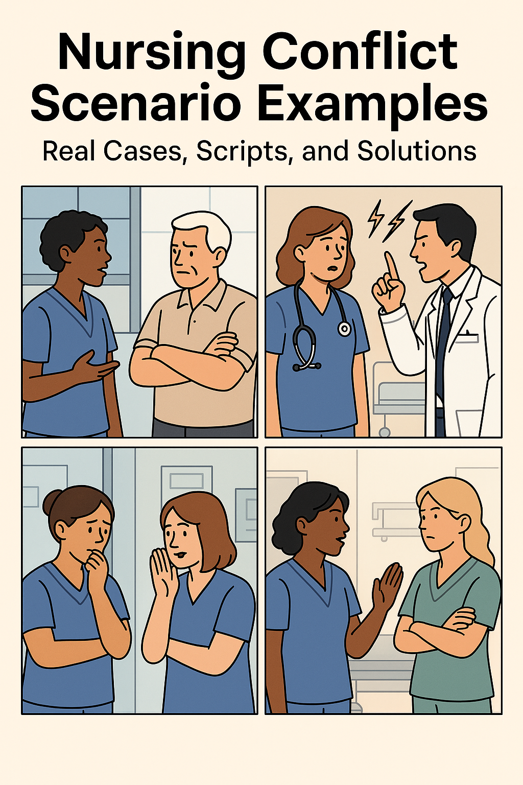 13 Nursing Conflict Scenarios Examples With Real Solutions