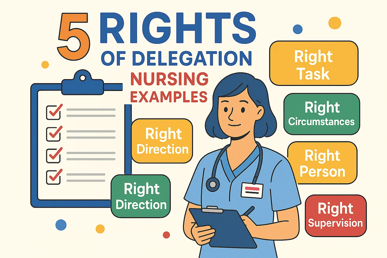 5 Rights Of Delegation Nursing Examples Every Nurse Should Know