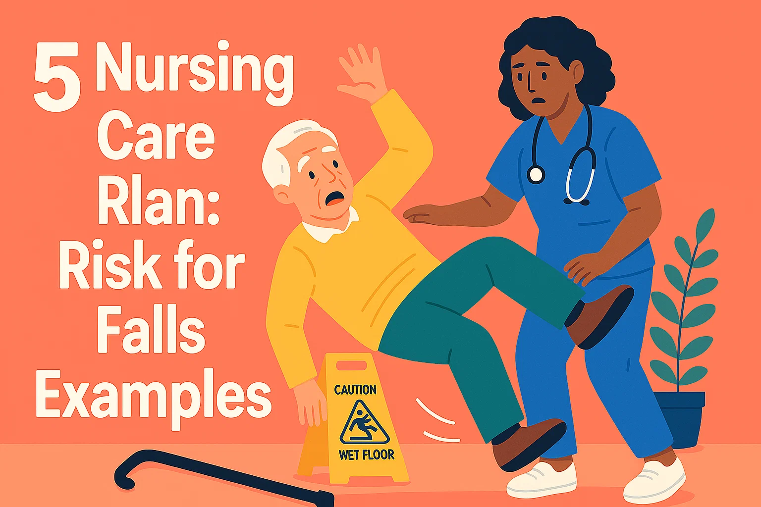 10 Nursing Care Plan: Risk For Falls Examples | NANDA Diagnoses ...